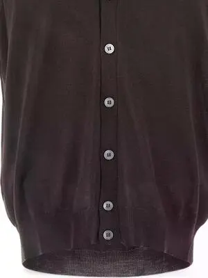 FILIPPO DE LAURENTIIS Merino Wool V-neck Sleeveless Sweater