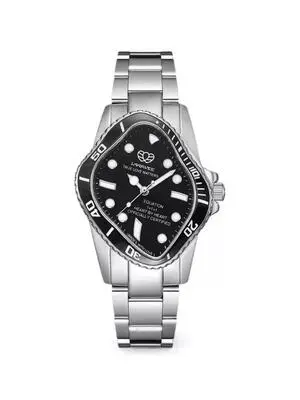 LAARVEE Asymmetric-case 37mm Watch - Black