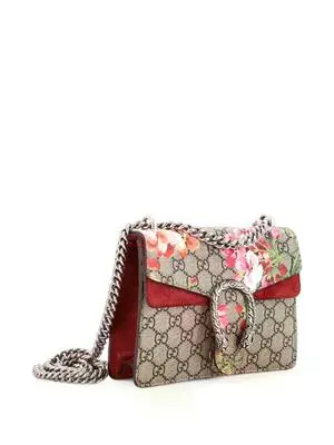 Gucci Dionysus Bag Blooms Print Gg Coated Canvas Mini Cross Body Bag