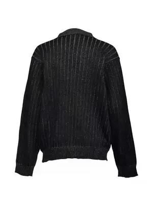 BREATH Ribbed Patch-pocket Cardigan
