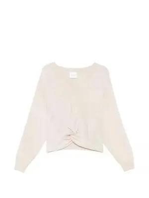 Nude V Neck Sweaters For Women
