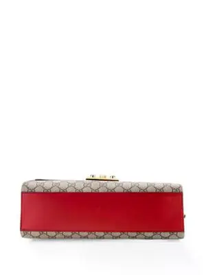 Gucci Padlock Gg Coated Canvas And Leather Medium Shoulder Bag