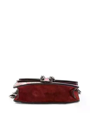 Gucci Dionysus Blooms Print Gg Coated Canvas Super Mini Crossbody Bag
