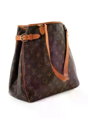 LOUIS VUITTON Batignolles Handbag Monogram Canvas Vertical Tote Bag