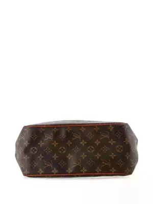LOUIS VUITTON Batignolles Handbag Monogram Canvas Vertical Tote Bag