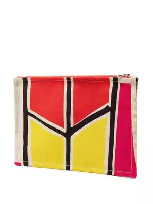 Hermès 2000-2026 Toile Flat Waikiki Pouch Clutch Bag
