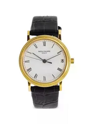 Patek Philippe Calatrava Clous De Paris Watch - White