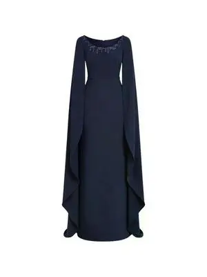 Safiyaa Cape Effect Evening Dresses