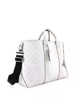 LOUIS VUITTON Weekend Nm Monogram Taigarama Tote Bag