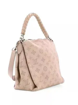 LOUIS VUITTON Babylone Handbag Mahina Leather Bb Hobo Bag - Neutrals