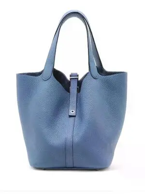 Hermès 2025 Clemence Picotin Lock 22 Handbag - Blue