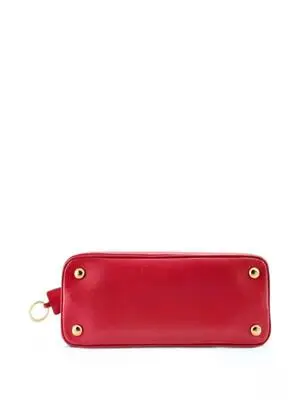 Prada Promenade Bag Vernice Saffiano Leather Small Satchel