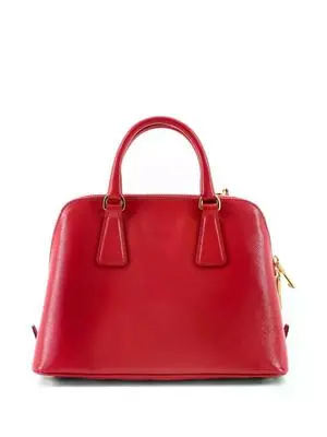 Prada Promenade Vernice Saffiano Leather Small Satchel - Pink