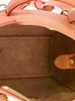 Celine Textured Leather Pico Belt Bag Shoulder Bag - Pink
