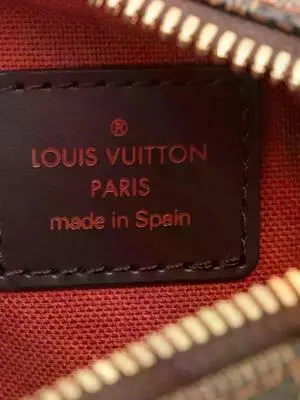 LOUIS VUITTON 2005 Damier Ebene Geronimos Crossbody Bag