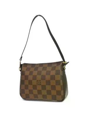 LOUIS VUITTON Damier Ebène Trousse Makeup Handbag