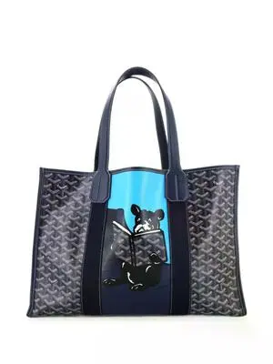 Goyard Villette Printed Coated Canvas Mm Tote Bag - Blue
