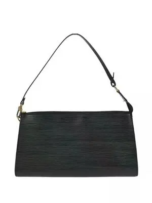LOUIS VUITTON 2004 24 Pochette Accessoires Clutch Bag - Black
