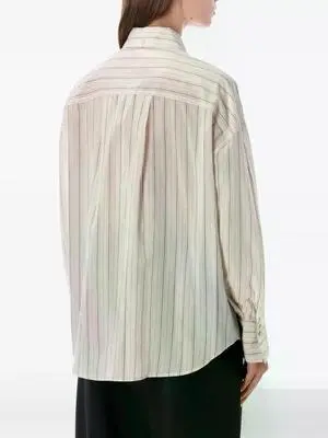 SESSUN Mabel Vertical-stripe Shirt