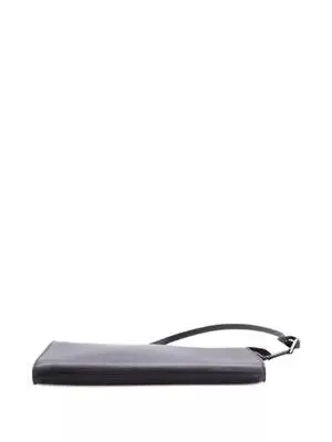 LOUIS VUITTON Pochette Accessoires Epi Leather Clutch Bag - Black