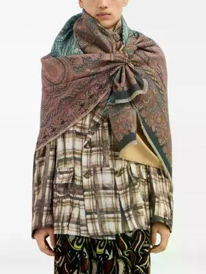 PIERRE-LOUIS MASCIA Pancake Paisley-print Scarf