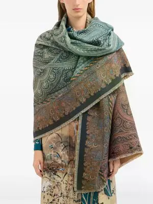 PIERRE-LOUIS MASCIA Pancake Paisley-print Scarf
