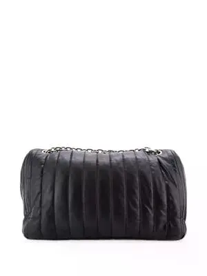 Balenciaga Monaco Chain Flap Quilted Leather Medium Shoulder Bag