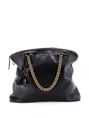 LOUIS VUITTON Lockit Chain Handbag Boudoir Leather Tote Bag