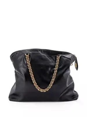 LOUIS VUITTON Lockit Chain Handbag Boudoir Leather Tote Bag