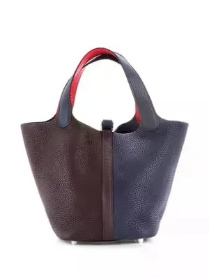 Hermès Casaque Picotin Lock Bag Clemence Pm Bucket Bag