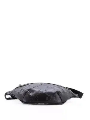 Gucci Gg Embossed Perforated Leather Small Belt Bag