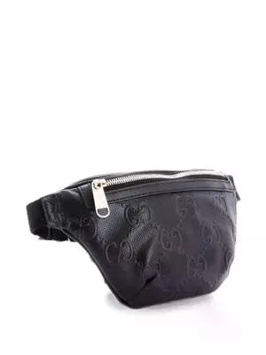 Gucci Gg Embossed Perforated Leather Small Belt Bag