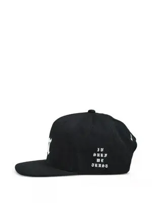 JUN/NAKAYAMA Logo-embroidered Snapback Cap - Black