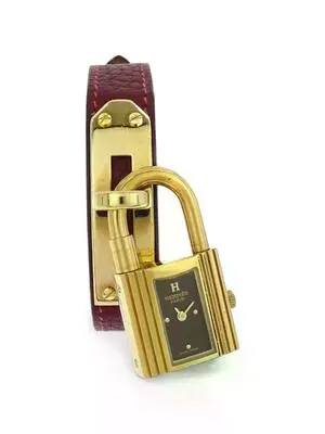 Hermès 1997 Kelly 20mm Watch - Red