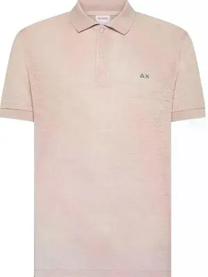 SUN 68 Linen Polo Shirt