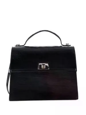 LOUIS VUITTON Electric Epi Leather Gm Satchel - Black