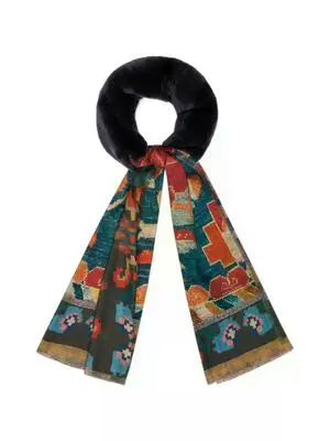 PIERRE-LOUIS MASCIA Fanory Silk Scarf - Blue