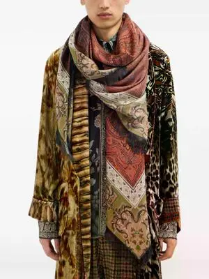 PIERRE-LOUIS MASCIA Aloeuw Shawl Scarf - Red