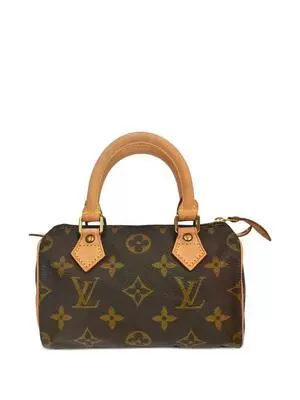 LOUIS VUITTON Monogram Canvas Mini Speedy Handbag