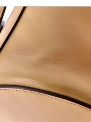 Celine Maillon Triomphe Leather Medium Bucket Bag