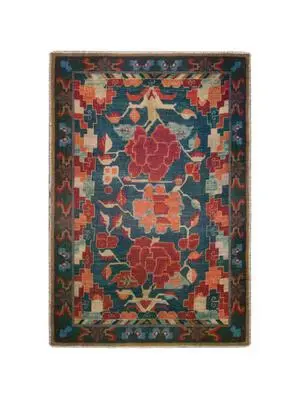PIERRE-LOUIS MASCIA Euclidex Shawl Scarf - Blue