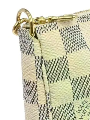 LOUIS VUITTON 2006 Damier Azur Pochette Accessoires Clutch Bag