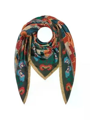PIERRE-LOUIS MASCIA Molare Shawl Scarf - Blue