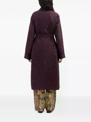PIERRE-LOUIS MASCIA Geometric-pattern Dressing Gown