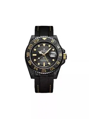 DIW (DESIGNA INDIVIDUAL WATCHES) Customised Gmt-master Ii Golden Speedster Watch - Black