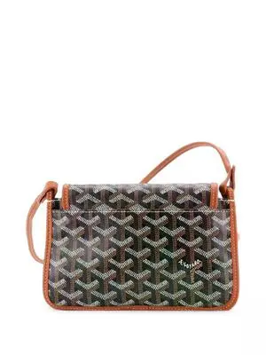 Goyard Plumet Clutch Wallet Coated Canvas Crossbody Bag - Brown