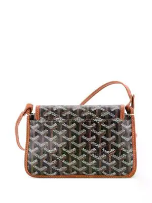 Goyard Plumet Clutch Wallet Coated Canvas Cross Body Bag - Brown