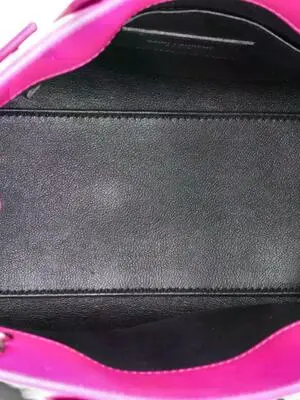 Saint Laurent Sac De Jour Leather Nano Tote Bag - Pink