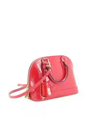LOUIS VUITTON Monogram Vernis Bb Alma Handbag Shoulder Bag