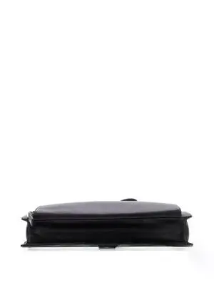 Prada Saffiano Leather Travel Briefcase Tall Business Bag
